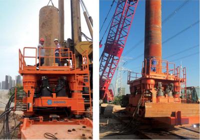 China Urban Subway Hydraulic Drilling Casing Rotator for sale