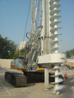 China CFA Rotary Drilling rig mounted on Caterpillar Base with pull down winch system for sale