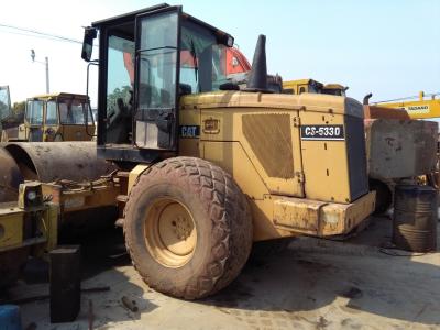 China used caterpillar CS-533D road roller  CAT roller double drum 10 ton compactor for sale