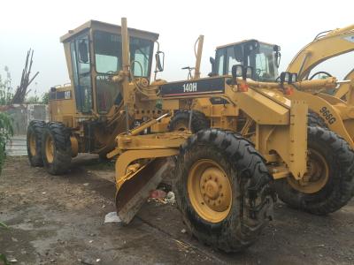 China used Caterpillar 140H motor grader  CAT 140H motor grader original painting with ripper for sale