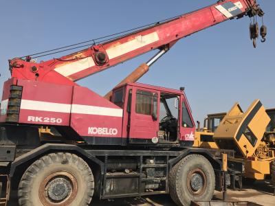 China Used kobelco RK250 25 ton rough terrain crane  kobelco 25 ton rough terrain crane for sale