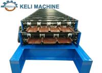 China KL-TFM Tile Making Machine 1219mm Width Roof Panel Roll Forming System 8-10m/min Production for sale
