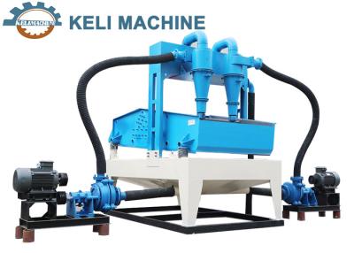 Cina Hydrocyclone Gravel Sand Washer Industrial Sand Recycling Machine 11kw 0.75*2kw in vendita