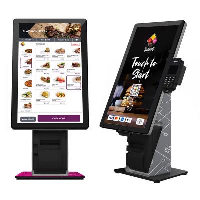 China 23 de Kiosk van de duimself - service voor de Lunchvoedsel van het Restaurantbureau Te koop