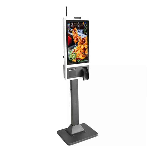 Touch Screen Self Ordering Kiosk Payment Terminal Machine for Supermarket