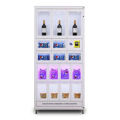 China 22 van het de Automaatwater van Bevrage van het duimtouche screen de Kiosk van de de Alcoholautomaat Te koop