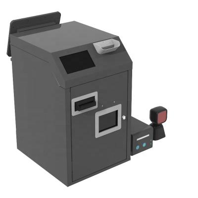 Cina Contanti del touch screen che riciclano il chiosco self service della macchina CRS con il lettore di codici a barre in vendita