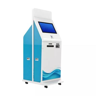 中国 指紋認証セルフサービス ATM 現金預金機 貨幣計数機 キオスク 出納係 販売のため