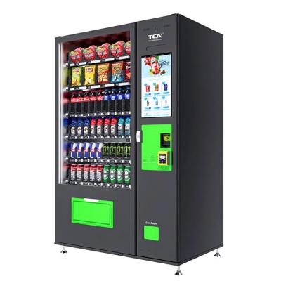 China Snack Drink Vending Machine Automatic Conveyor Special Customized 22 Inch Screen for sale