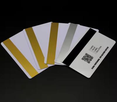 Cina Parti di macchine bancomat Striscia magnetica bianca Smart Blanking Carte in PVC in vendita