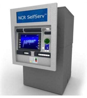 China Self-Serv NCR 6634 Walk-Up Through-The-Wall Full-Function Whole ATM Machine for sale