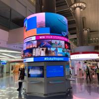 China Indoor Flexible LED Display Screen P2.5mm 320x160mm IP20 High Contrast for sale
