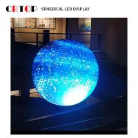 China P3mm 1500mm Diameter Spherical LED Display Custom Shape Creative Screen for sale