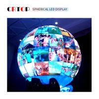 China P5mm 1500cd Creative LED Spherical Display Screen 2.5m Diameter 360 Degree View for sale