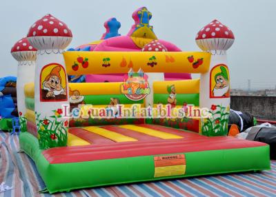 China Funny Inflatable Bouncy Castle Snow White And Seven Dwarfs Bouncer for sale