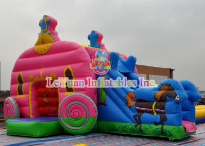 China Cinderella Inflatable Bounce House / Theme Bouncy Castle Inflatable for sale