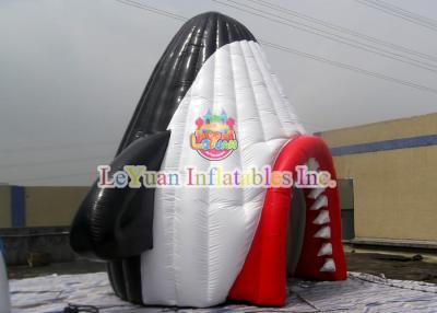 China Durable Airtight Tent , Colorful Inflatable Party Tent With Shark Mouth for sale