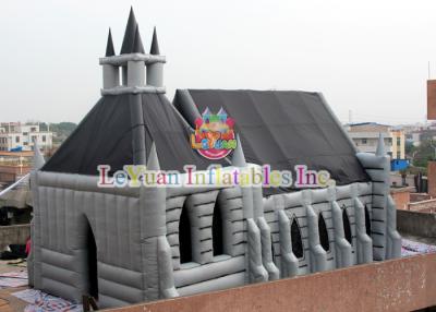 China Multi Color Inflatable Halloween House Tent Waterproof Unique Design for sale