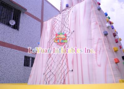China UV Resist Attractive Inflatable Sport Games Climb Wall For Community Events for sale