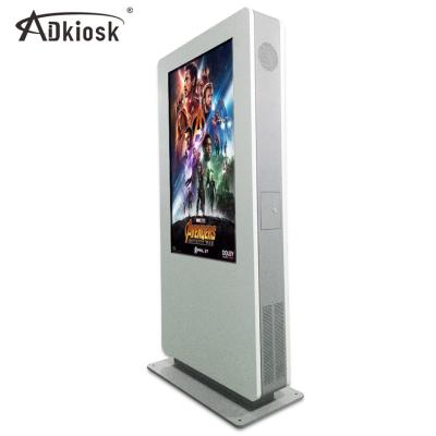 Cina Pidocchi verticali 55Inch 1500 Digital del contrassegno di Ip65 dell'esposizione all'aperto impermeabile del chiosco in vendita