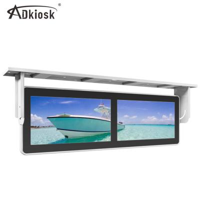 Cina Giocatore di pubblicità del bus montato soffitto/doppio schermo LCD 18.5Inch 220V in vendita