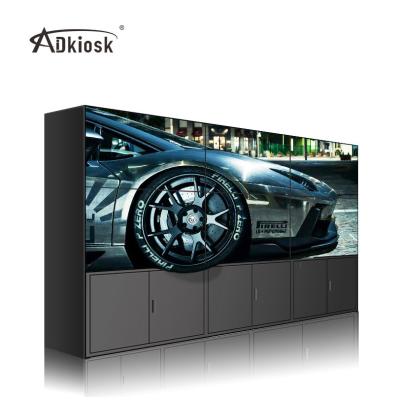China Spessore LCD 55Inch di risoluzione 110mm dell'esposizione di parete del supporto di FHD video 1920X1080 for sale