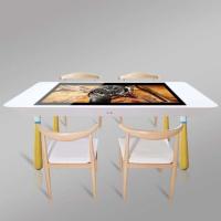China Android Capacitive Touch Screen Smart Coffee Table Waterproof 55inch ROM 8GB for sale