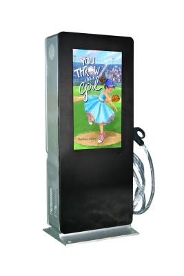 Cina Vetro a 32 pollici dell'esposizione 6mm del touch screen di Digital con il totem all'aperto di Digital di potere retroilluminato in vendita
