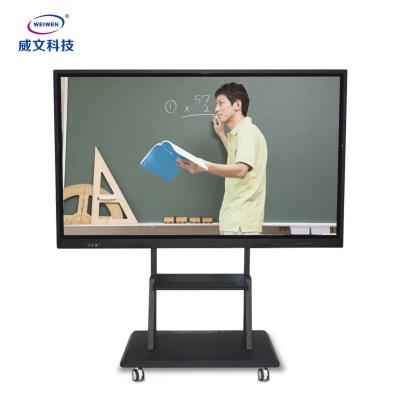 Cina Tempo di reazione interattivo di lavagna 43Inch 8ms del touch screen del webcam in vendita