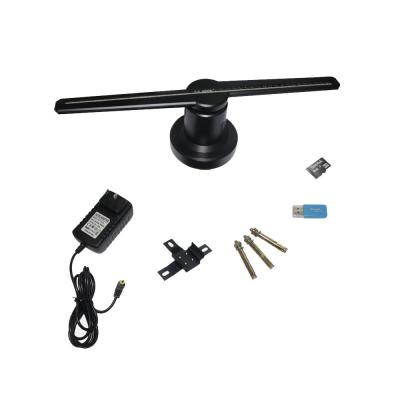 Cina l'esposizione leggera eccellente del fan dell'ologramma 2Blades 3D di 56cm con la lampada di 638pcs LED borda la luce in vendita