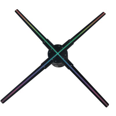 Cina il fan dell'ologramma della carta 3D di TF della carta di deviazione standard 16GB di 70cm visualizza il fan di Digital del proiettore di pubblicità del LED in vendita