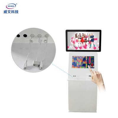 Cina Il doppio di alta luminosità del cavalletto ha parteggiato contrassegno di Digital del touch screen di pubblicità dell'affissione a cristalli liquidi in vendita