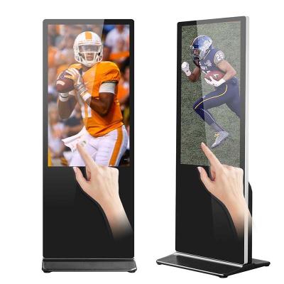 China pavimento 55Inch che sta annunciante il chiosco interattivo del touch screen del giocatore for sale