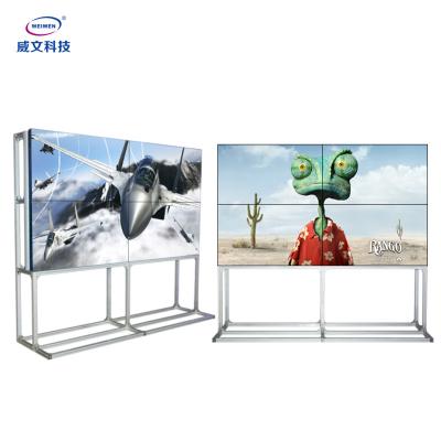 China Pavimento che sta il contrassegno a 55 pollici d'impionbatura LCD 3.5mm Gap di Digital di pubblicità dello schermo for sale