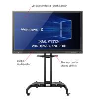 China 400cd/m2 Touch Screen Interactive Whiteboard CCC No Folded For Classroom for sale
