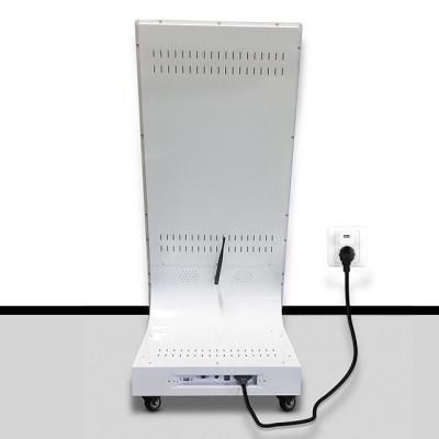 China Lcd Screen 1.5A Self Service Kiosk Indoor Floor Stand CCC With Wheel for sale