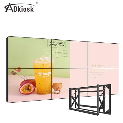 Cina La parete LCD del video dell'incastonatura stretta visualizza lo schermo d'impionbatura di pubblicità verticale 3x3 di 49in in vendita