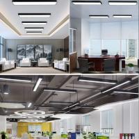 China Architectural Linear Hanging Light 80W 9200lm Tunable White 85-265V Dimmable for sale