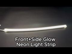 Waterproof IP65 Silicone Fluorescent Neon Strip Led Light Top Side Bend Available