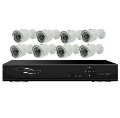 中国 8CH DVR のキット、8CH DVR + 8PCS 金属 IR の弾丸 CCTV の保安用カメラ 販売のため