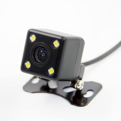 中国 648 x 488 のピクセル夜間視界 LED が付いている調節可能なブラケットが付いている普遍的な車のカメラ 販売のため
