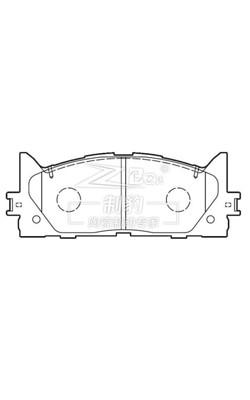 Quality Toyota Camry 2.0L/2.4L Ceramic Toyota Camry Front Brakes Replacement D1293/D1222 04465-06080 for sale