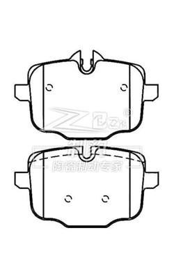 Quality F18/530/535 Bmw 5 Series Brake Pads Ceramic D1469/D1850 34216775346 Rear for sale