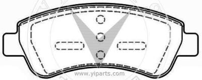 China Citroën c-Elysee,Ceramic Brake Pad,D1213,4252.18,F for sale