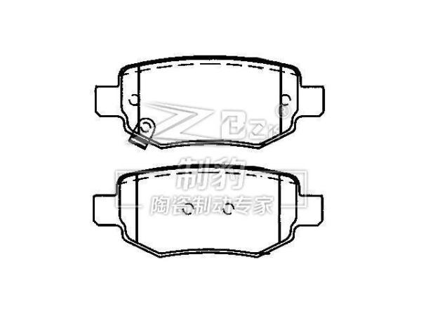 Quality Chery A3,Ceramic Brake Pad,D1673,M11-3502090,R for sale