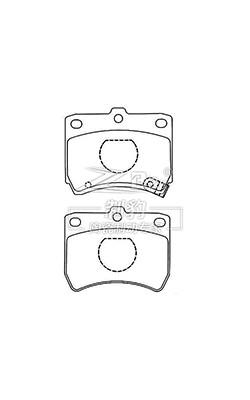 Quality Kia Pride,Ceramic Brake Pad,D402,KK150-33-23Z,F for sale