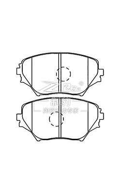 China Toyota RAV4 Gen-2 Toyota Brake Pad Set Ceramic Brake Pad D862 , 04465-42080 for sale