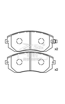 China Subaru Forester,Ceramic Brake Pad,D929,26296-FE020,F for sale