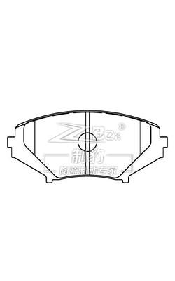 China Mazda RX-8,Ceramic Brake Pad,D1009,F1Y1-33-23ZB,F for sale