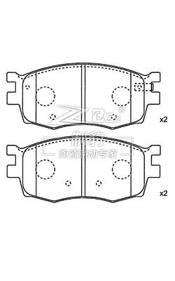 China Hyundai Accent,Ceramic Brake Pad,D1156,58101-1GA00,F for sale